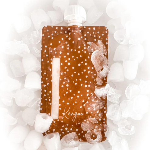 6 reusable squeeze applesauce pouches with caps – Kangoo et cie